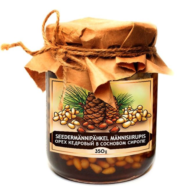 Cedar walnut in syrup 350gr Siberia without borders buy 18,90 € with ...